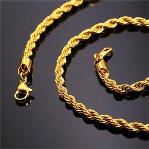 Accessories | New 18k Gold Plated Rope Chain | Poshmark